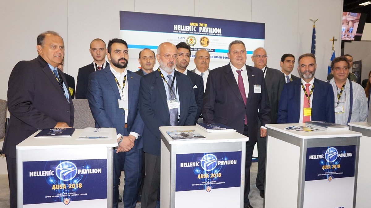 AUSA 2018 Δηλώσεις ΥΕΘΑ Π. Καμμένου - Πτήση