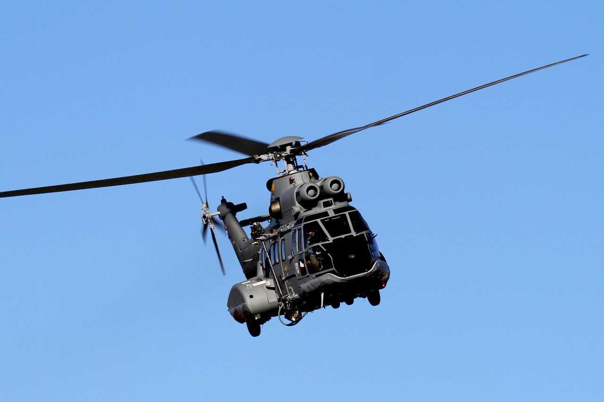 Ισπανία, παραλαβή ελικοπτέρου Super Puma - Πτήση