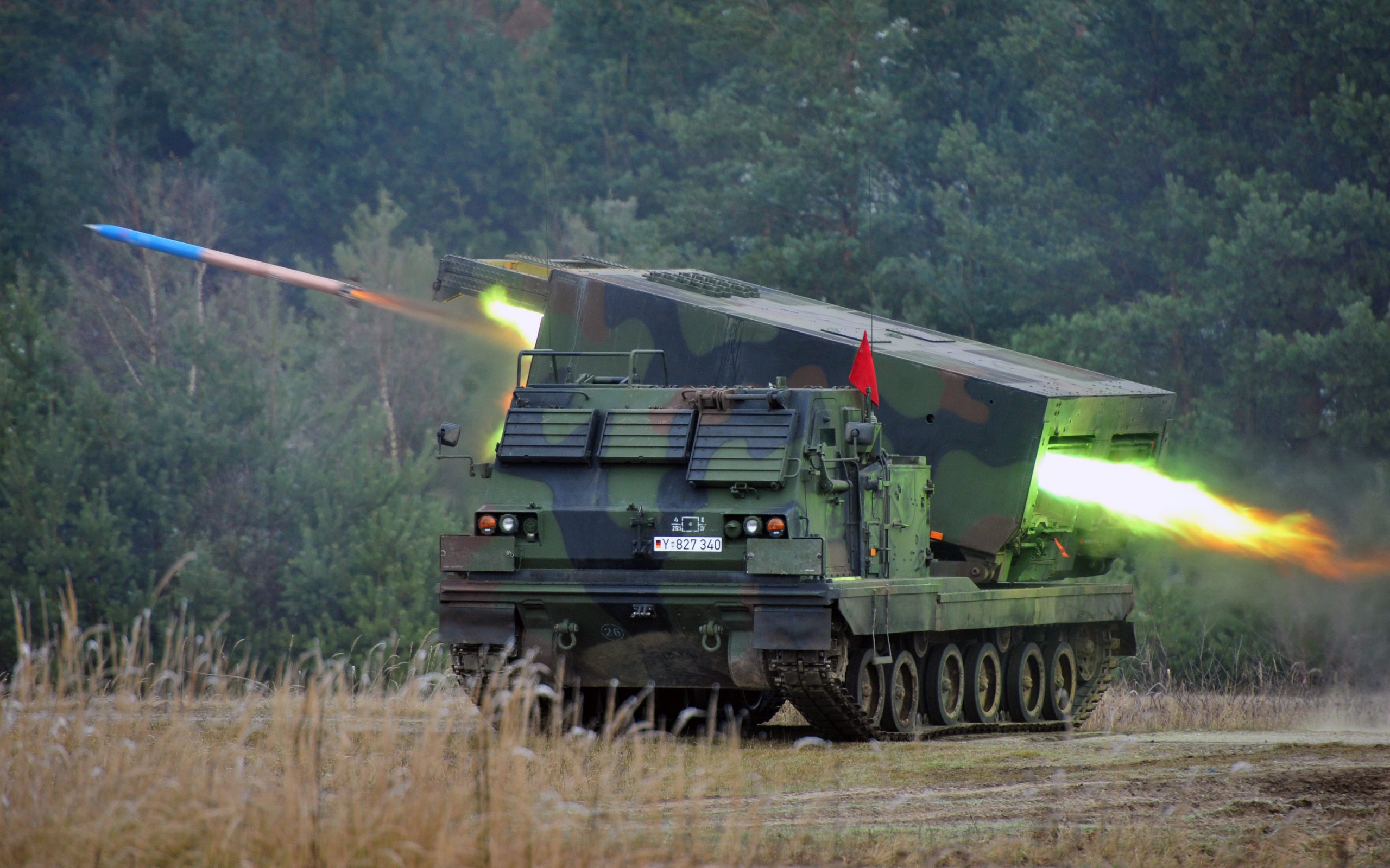Αμερικανικά MLRS στην Πολωνία - Πτήση