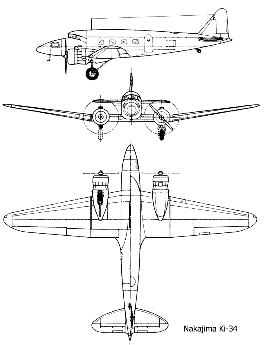 Ο αερομεταφορέας αλεξιπτωτιστών, Nakajima Ki-34 «Thora» - Πτήση