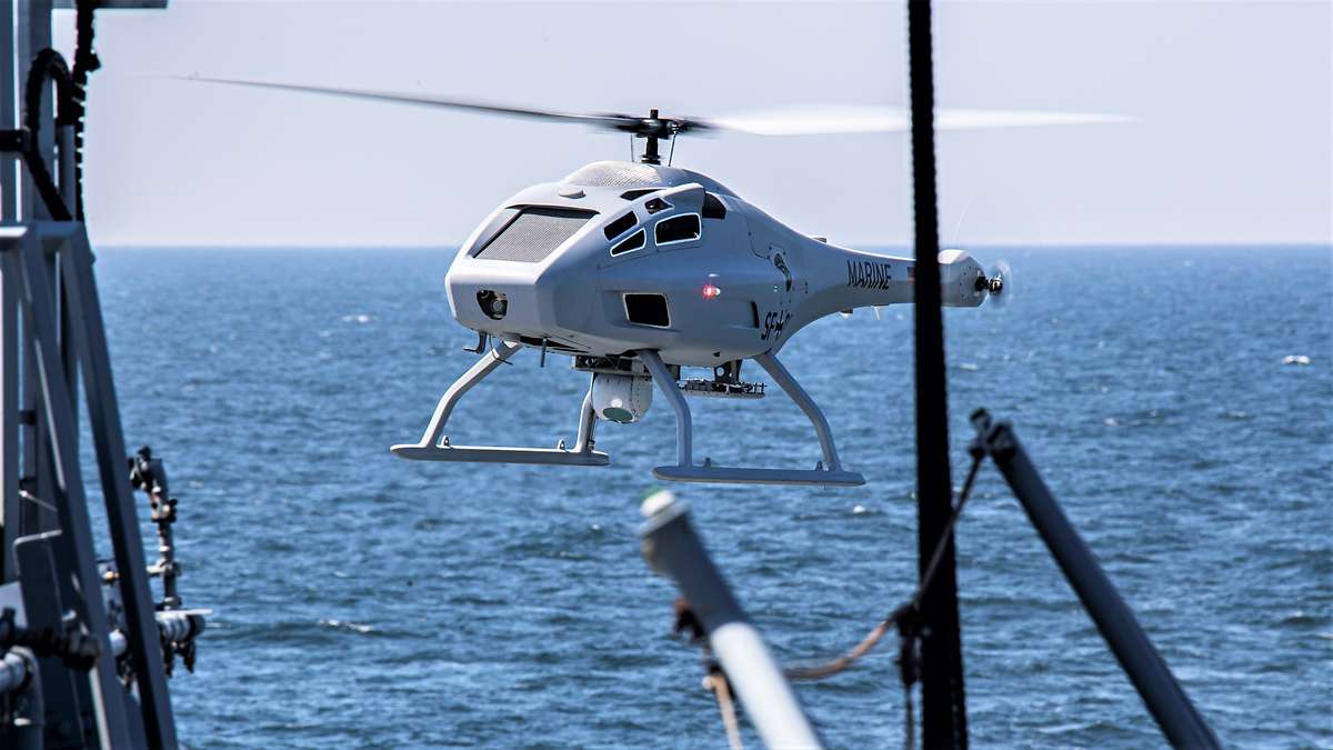 Sea Falcon: Τα μη επανδρωμένα ελικόπτερα των γερμανικών κορβετών - Πτήση