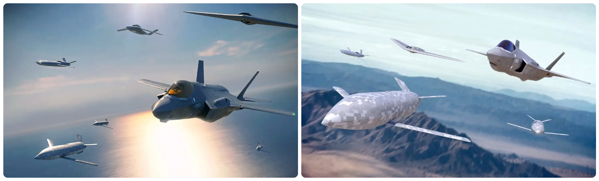 F-35 ελέγχουν με τεχνητή νοημοσύνη συνοδευτικά drones! - Πτήση