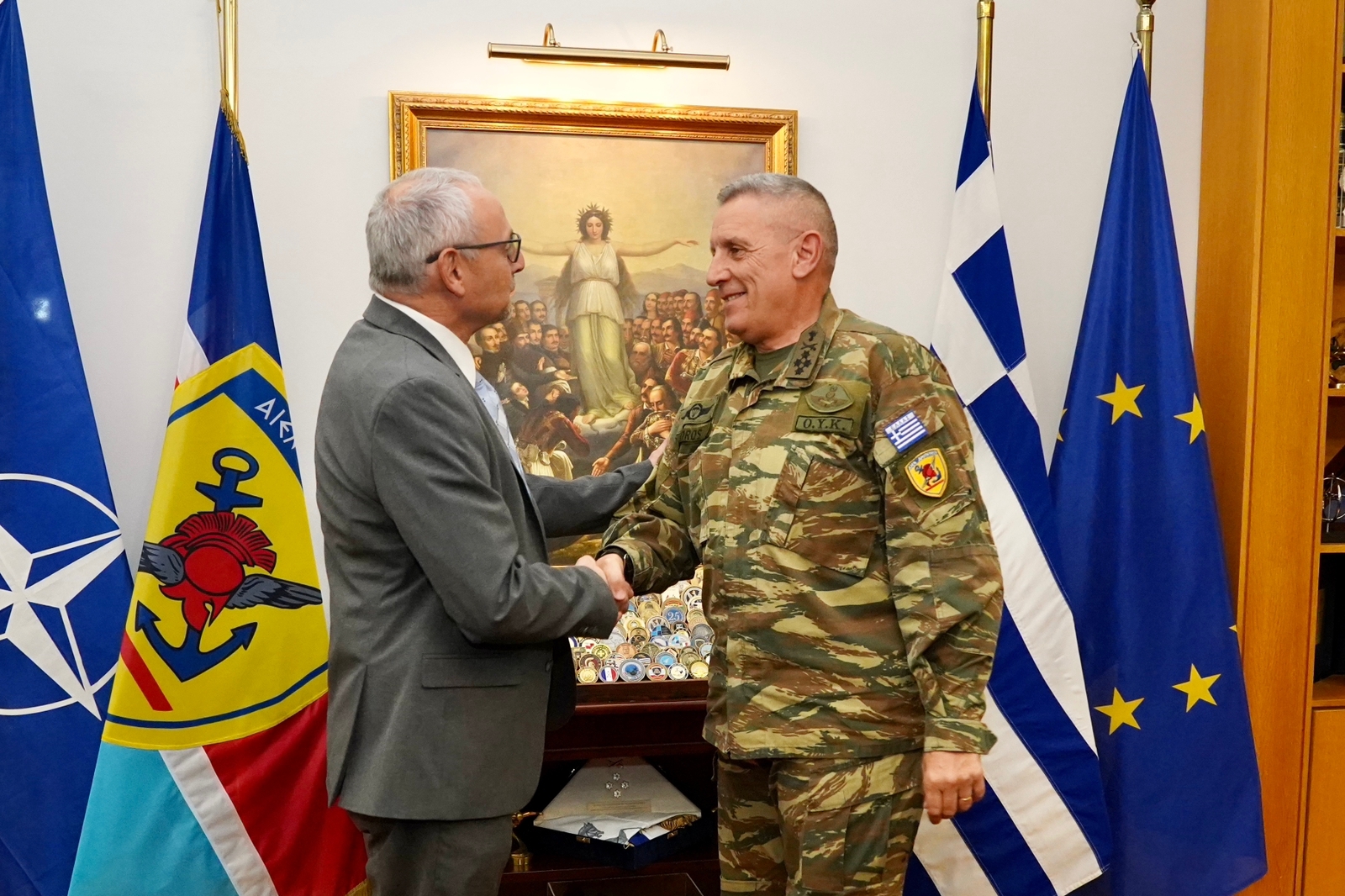 Τη στρατιωτική συνεργασία με την Ιερουσαλήμ συζήτησαν ο αρχηγός ΓΕΕΘΑ ...