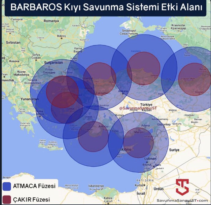 Barbaros, το τουρκικό σύστημα επάκτιας άμυνας που θέλει να «κλείσει» το ...