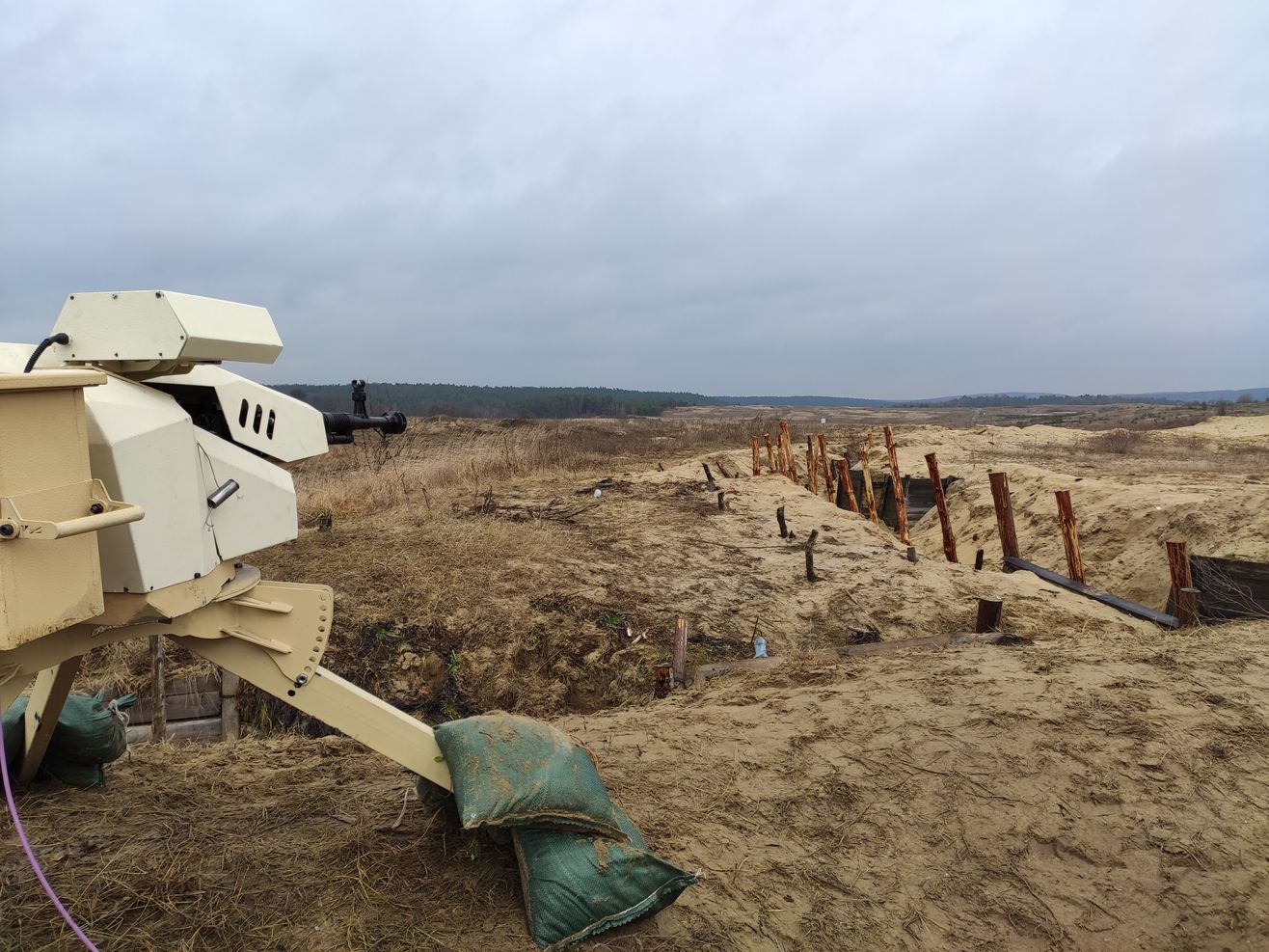 Shablya - τηλεχειριζόμενο πολυβόλο από την Ουκρανία - Πτήση