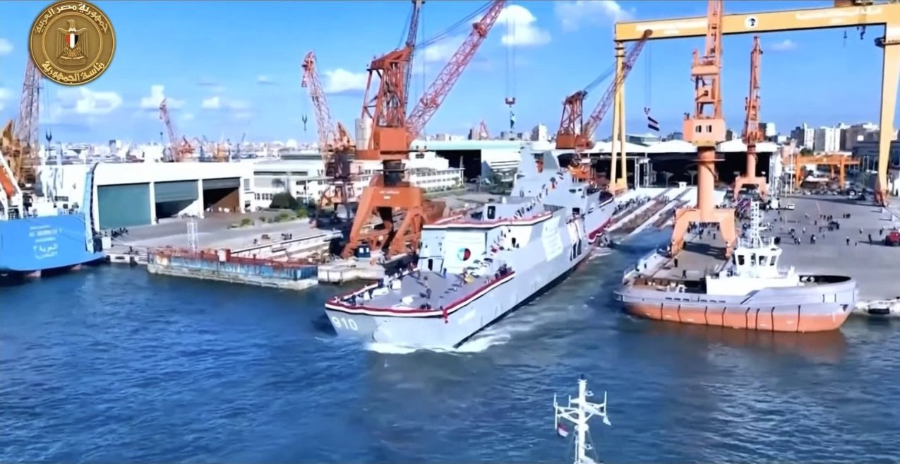 Αίγυπτος: Καθέλκυσε την τέταρτη φρεγάτα MEKO A200 - Πτήση