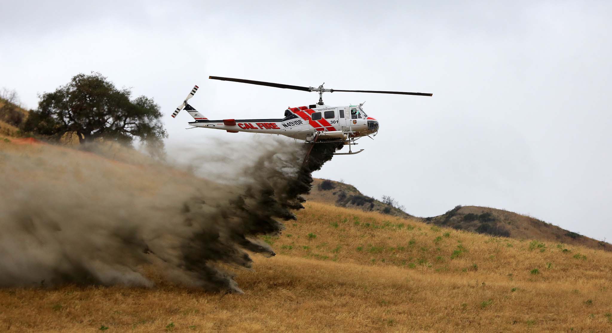Cal Fire helicopter, φωτογραφία της ημέρας - Πτήση