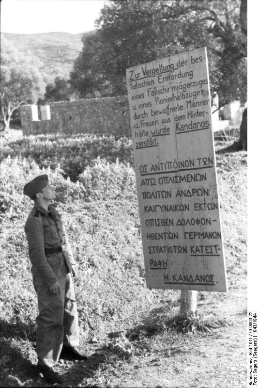 ΣΑΝ ΣΗΜΕΡΑ - 3 Ιουνίου 1941: Η καταστροφή της Κανδάνου από τους Ναζί ...