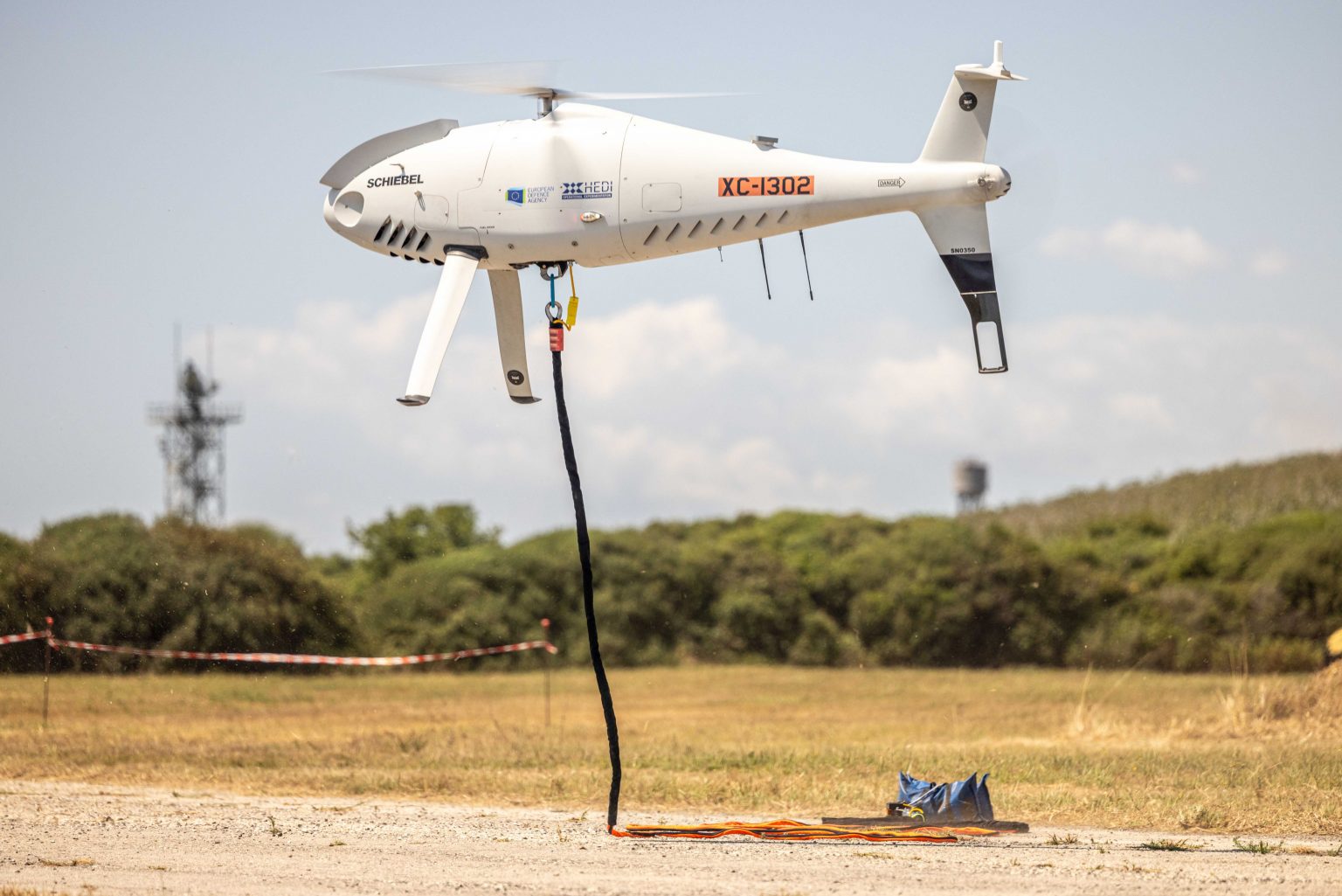 Schiebel Camcopter S-100 demonstrates cross-domain logistics ...