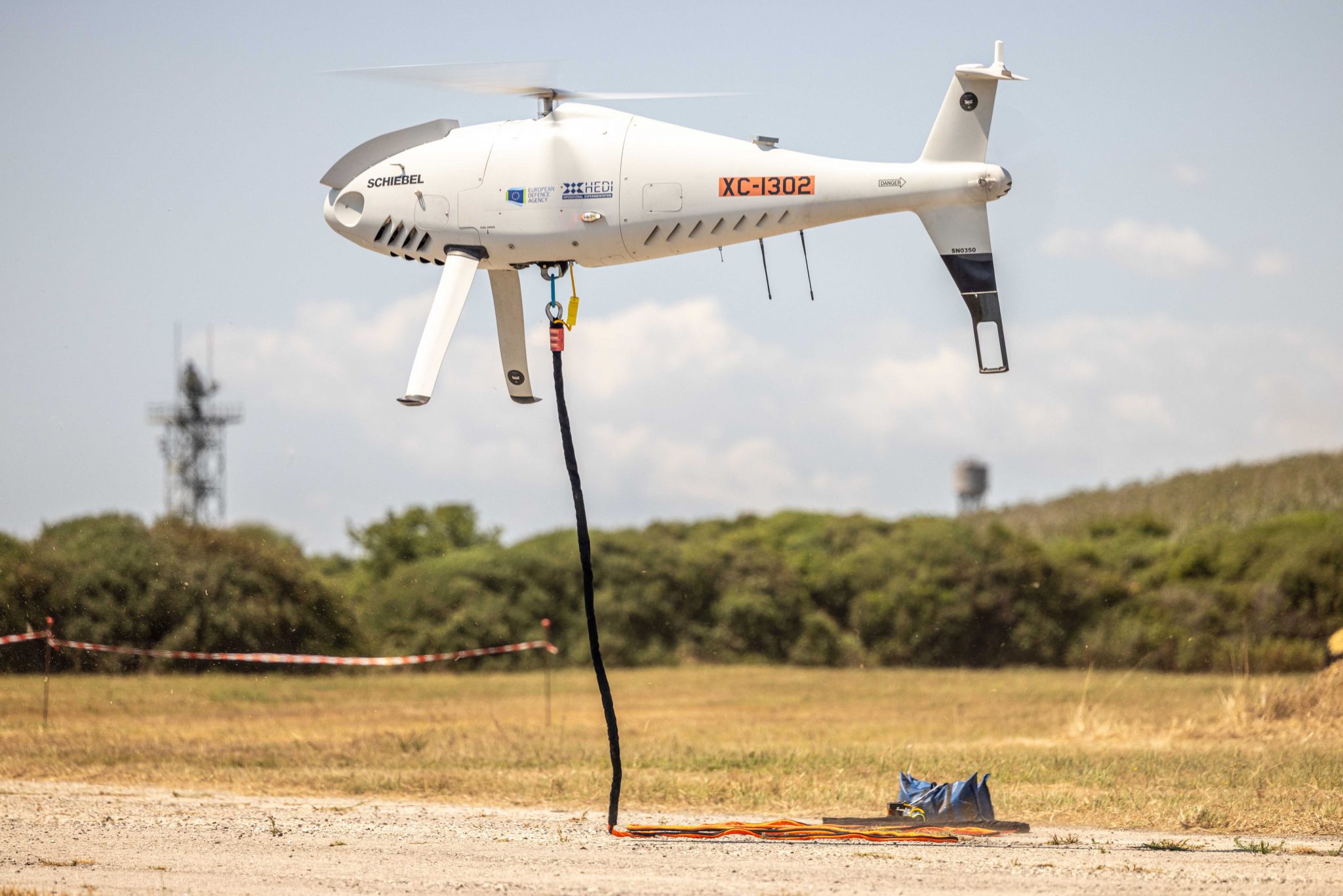 Schiebel Camcopter S-100 demonstrates cross-domain logistics ...