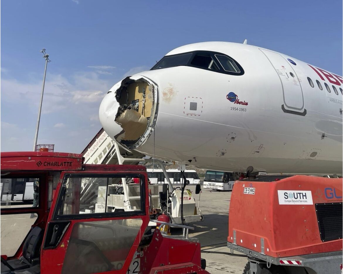 Bird Strike σε Airbus A321 της Iberia, δεν υπήρξαν τραυματισμοί - Πτήση